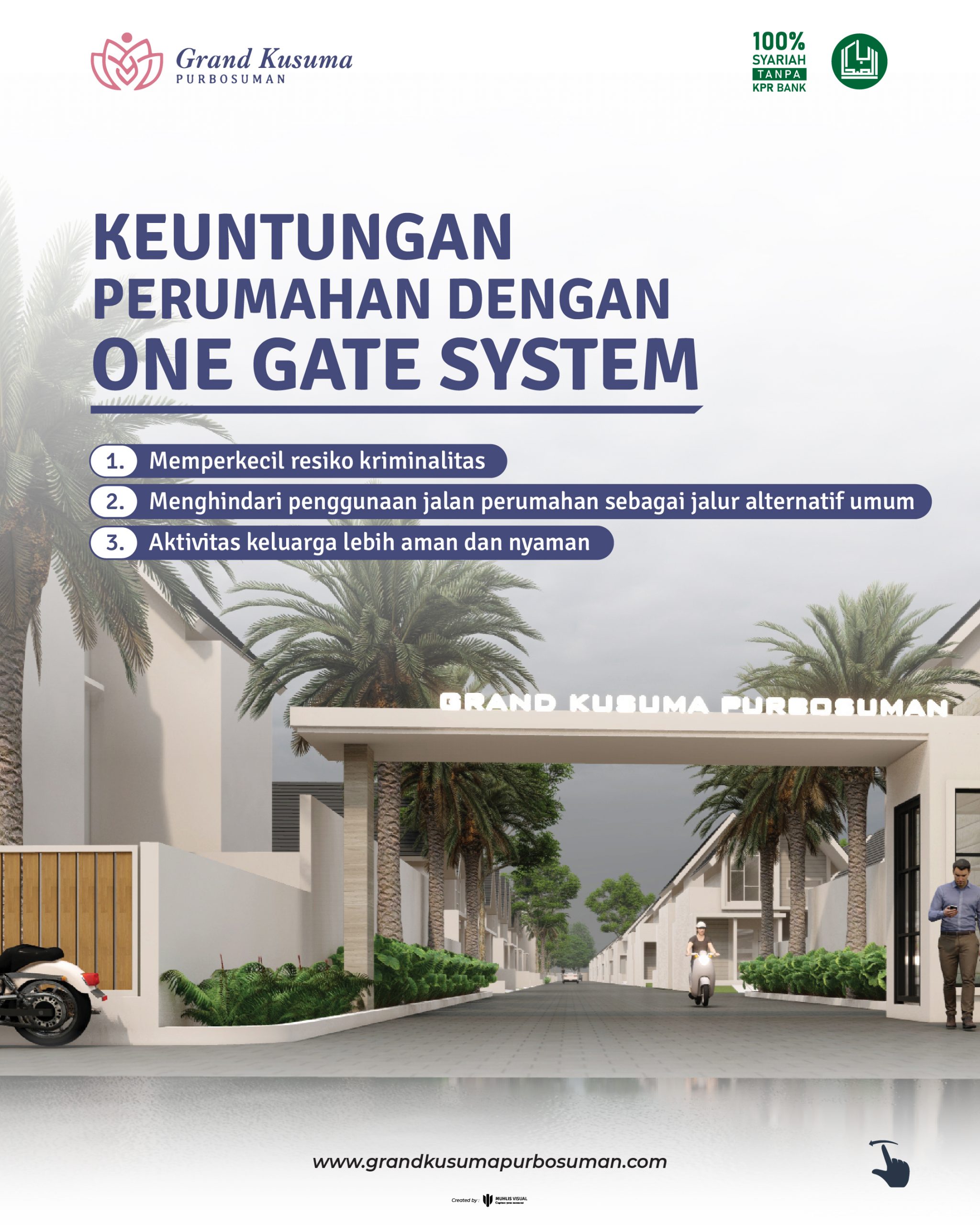 Benefit punya hunian di area perumahan dengan sistem satu pintu atau ...